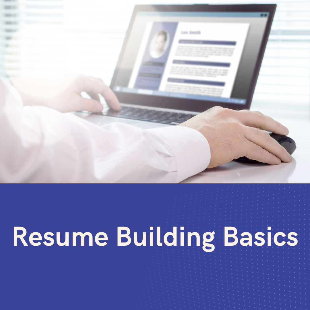 Resume Building Basics/Conceptos básicos de creación de currículums ...