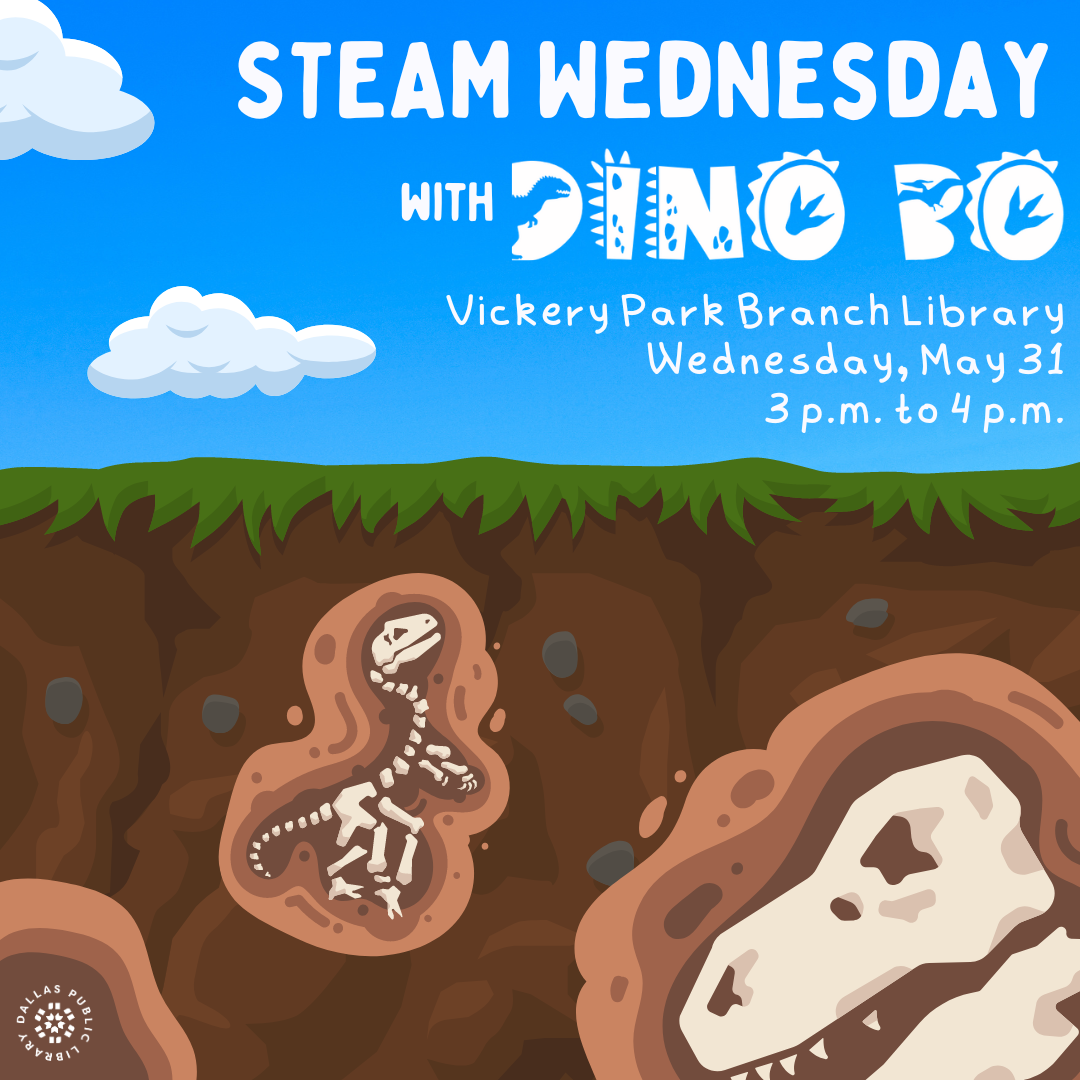 STEAM Wednesday with Dino Bo | Dallas Public Library